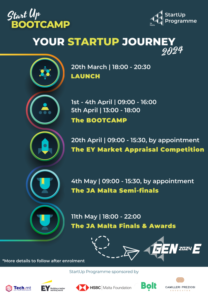 JA StartUp Programme Finals 2024 - JA Malta Foundation