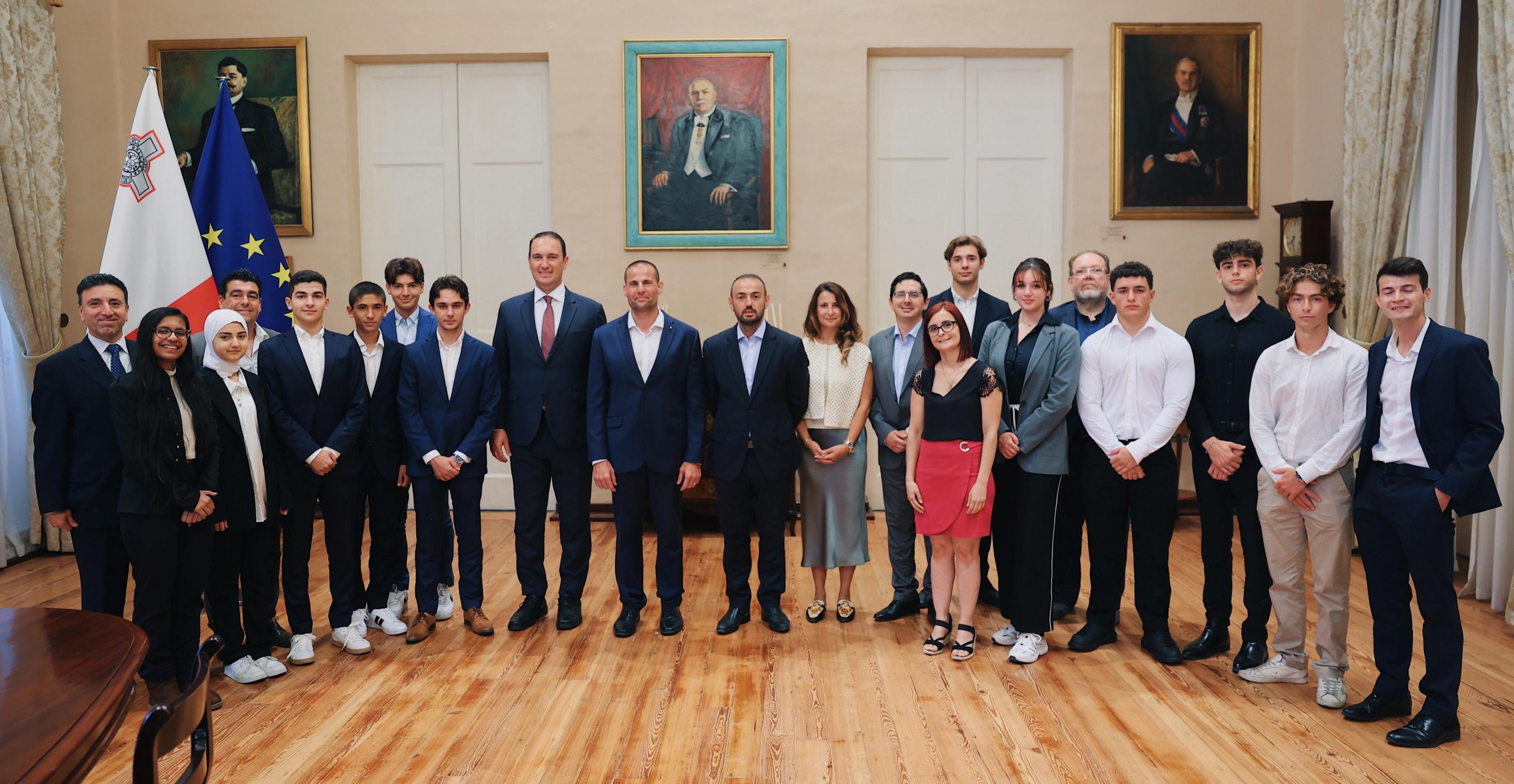 JA Malta Teams Meet Prime Minister and President Ahead of Gen-E 2025 ...
